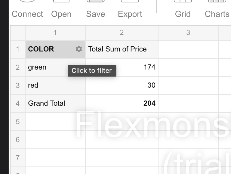reportchange not working correctly with custom datasource API - React • Flexmonster